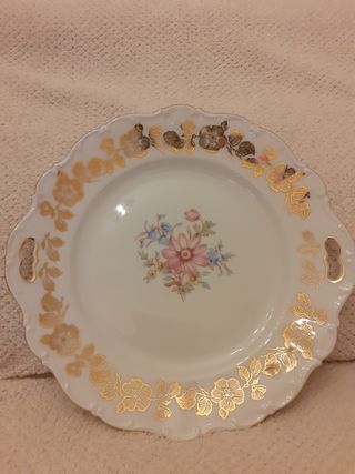 Piatto di porcellana bavarese