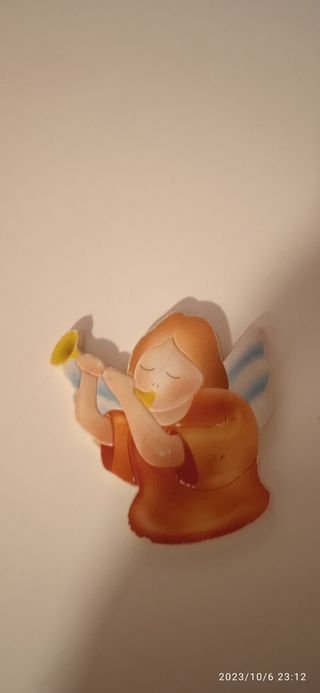 Calamita angelo in legno