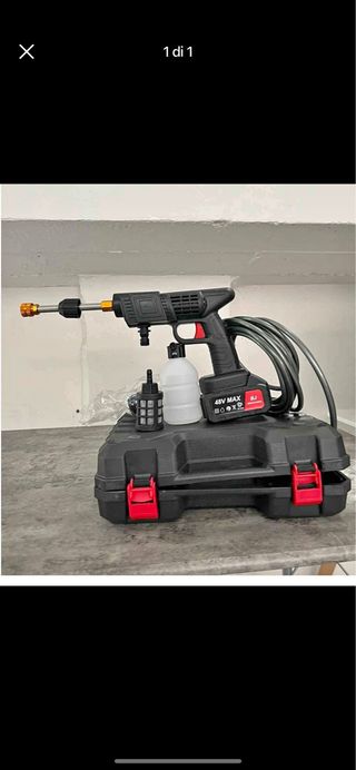 idropulitrice a batteria elettrica