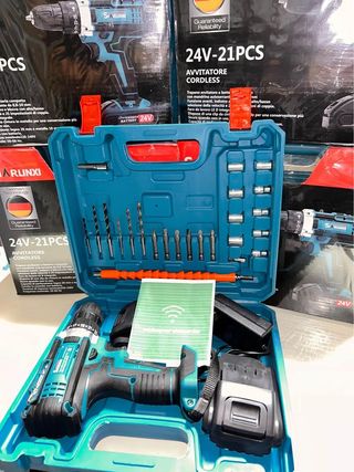 TRAPANO AVVITATORE TEDESCO PROFESSIONALE CON KIT A