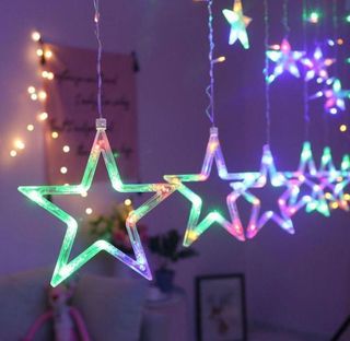 Cascata di luci e stelle 3 metri