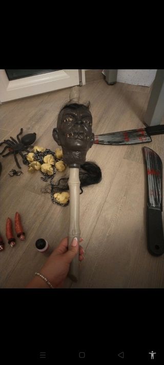 Decorazione halloween testa