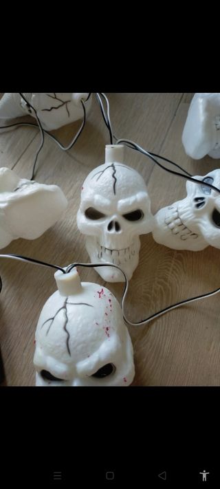 Halloween luci teschio
