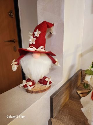 Gnomo di Natale Rosso