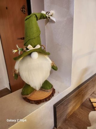 Gnomo di Natale Verde