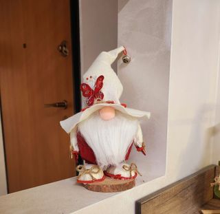 Gnomo di Natale Bianco