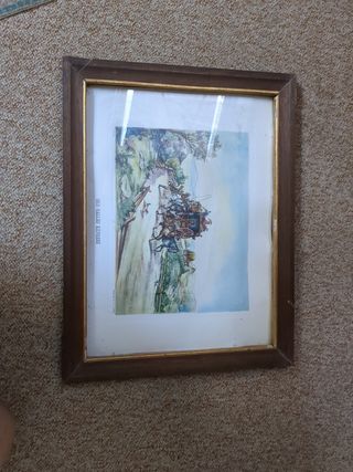 Vecchio quadro vintage