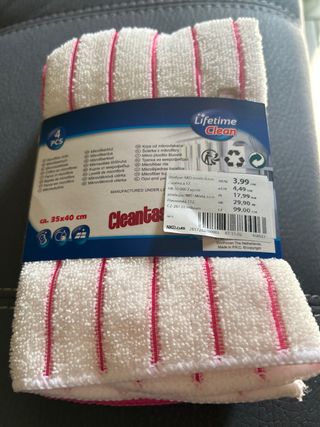 4 panni in microfibra