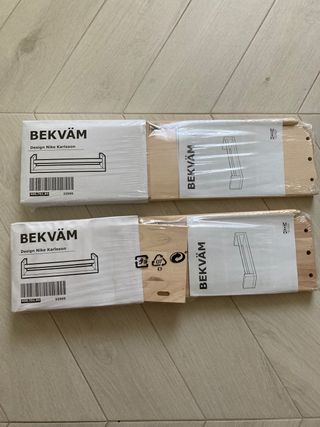 2 mensole ikea bekvam