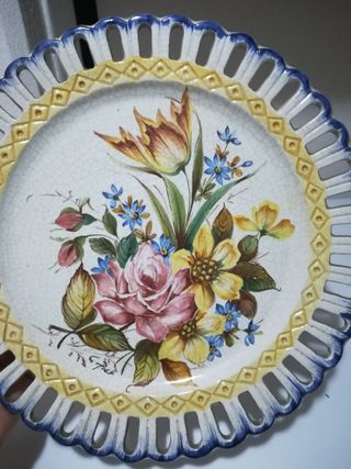 Piatto da parete dipinto a mano - Bassano