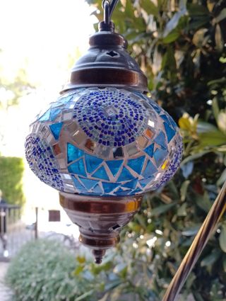 Lampada in ferro battuto