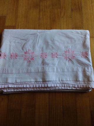 lenzuolo cotone vintage solo sopra letto singolo