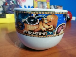 TAZZA COLAZIONE ARIETE, NUOVA!