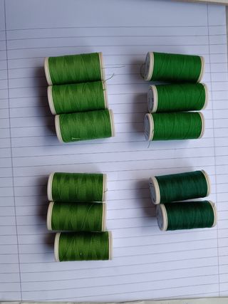 Verde e Marrone filo Duet