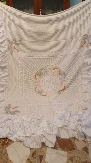 Coperta in Ciniglia con Volant