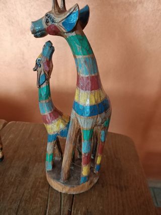 Giraffe in legno