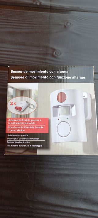 Sensore di movimento con allarme