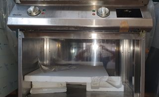Piastra frytop liscia gas professionale
