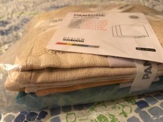 Set di tre lavette multicolor - Pantone