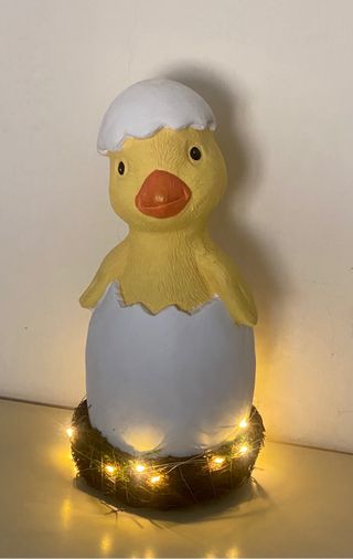 Decorazione pasquale pulcino con led