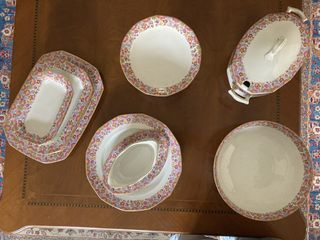 Servizio piatti vintage 90 pezzi Richard Ginori