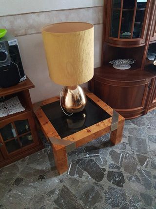 Tavolino basso da Salotto età 40 anni con lume