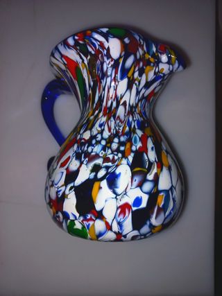 Caraffa vetro murano murrine