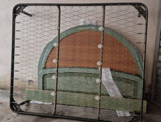 Rete e testata letto matrimoniale