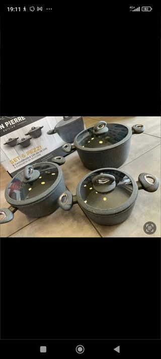 Batteria GRAN PIERRE in pietra lavica