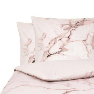 Copripiumino matrimoniale e federe in cotone rosa