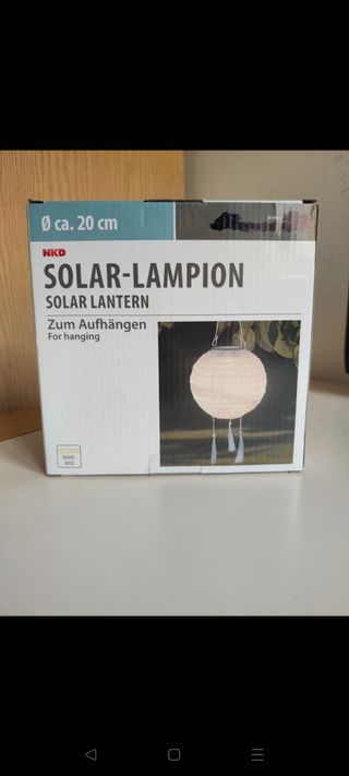 Solar Lampion 20cm