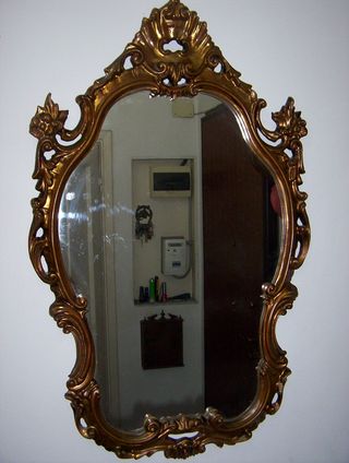 ANTICO SPECCHIO CORNICE IN LEGNO