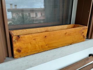 fioriera rettangolare in legno porta vasi piante e