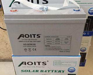 BATTERIA 120AH 12V GEL FOTOVOLTAICO PANNELLI ENERG