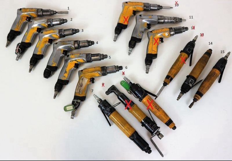 2x AVVITATORE PNEUMATICO ATLAS COPCO n• 7 + 14