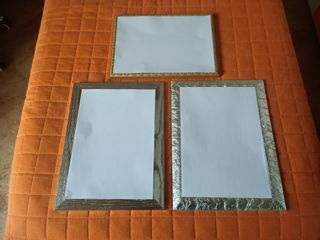 Set 3 cornici portafoto A4