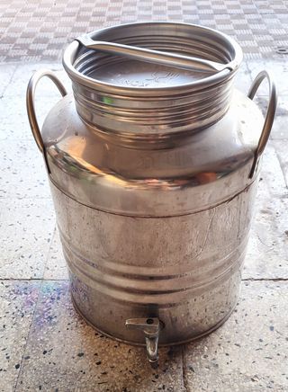 Fusto 20 litri acciaio inox 18/10