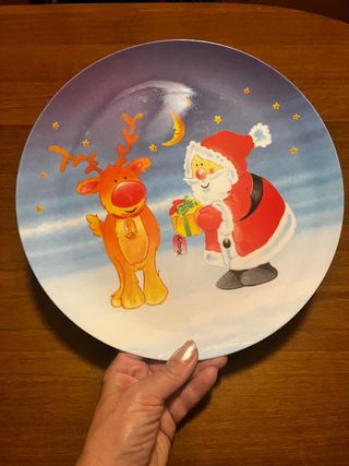 piatto/centrotavola natalizio
