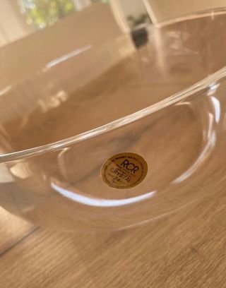 ciotola in cristallo