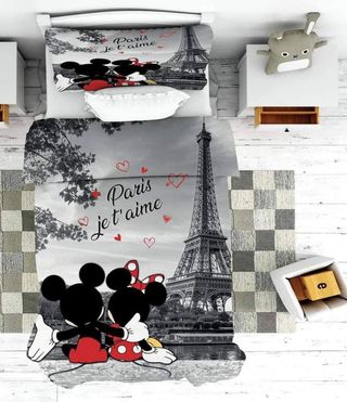 CopriLetto Minnie & Topolino
