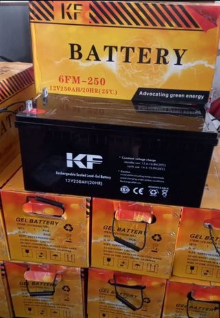 BATTERIA 250AH 12V Gel FOTOVOLTAICO PANNELLI