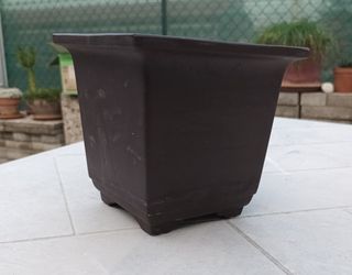 Vaso per Bonsai Cubico Non Smaltato