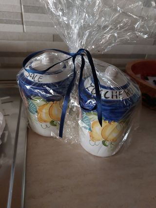 Barattoli sale/zucchero vietri