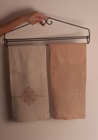 Porta asciugamani in ferro battuto