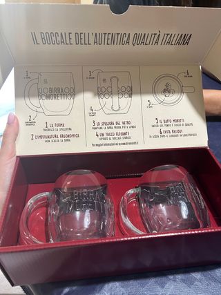 boccali birra moretti