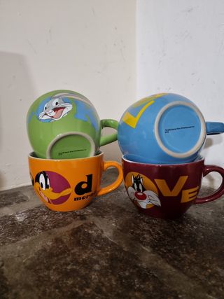 4 tazze colazione disney