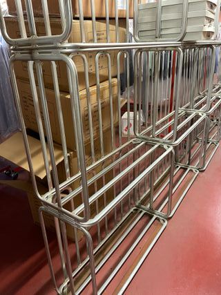 Casse scaffalature ceste espositori ferro zincato