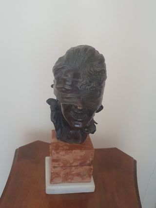 Statuetta Dea Bendata Bronzo