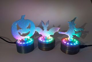 Lampada smart Halloween con 3 accessori