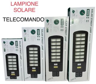 LAMPIONE  500W 600W 700W 800W CON PANNELLO SOLARE